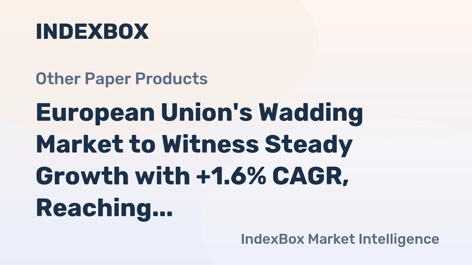 European Union's Wadding Market to Witness Steady Growth with +1.6% CAGR, Reaching 280K Tons by 2035