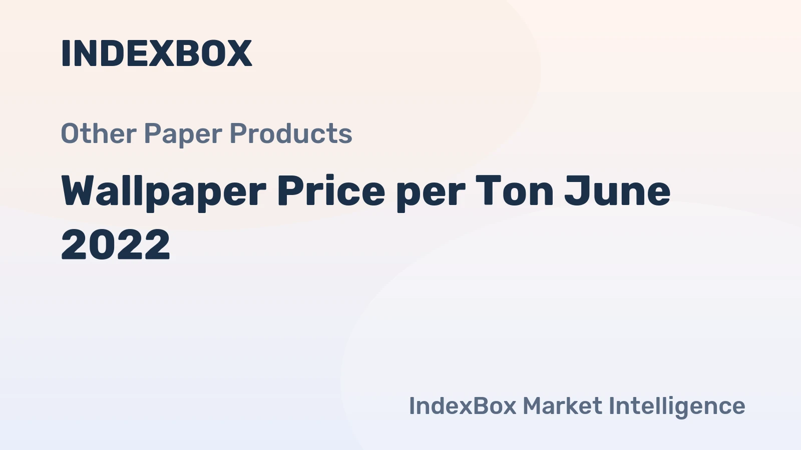 Wallpaper Price per Ton June 2022