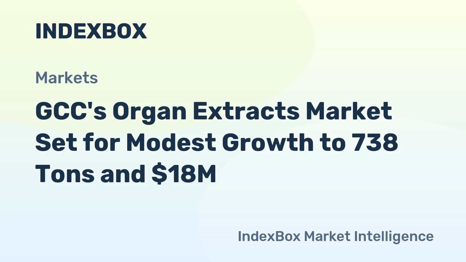GCC's Organ Extracts Market Set for Modest Growth to 738 Tons and $18M