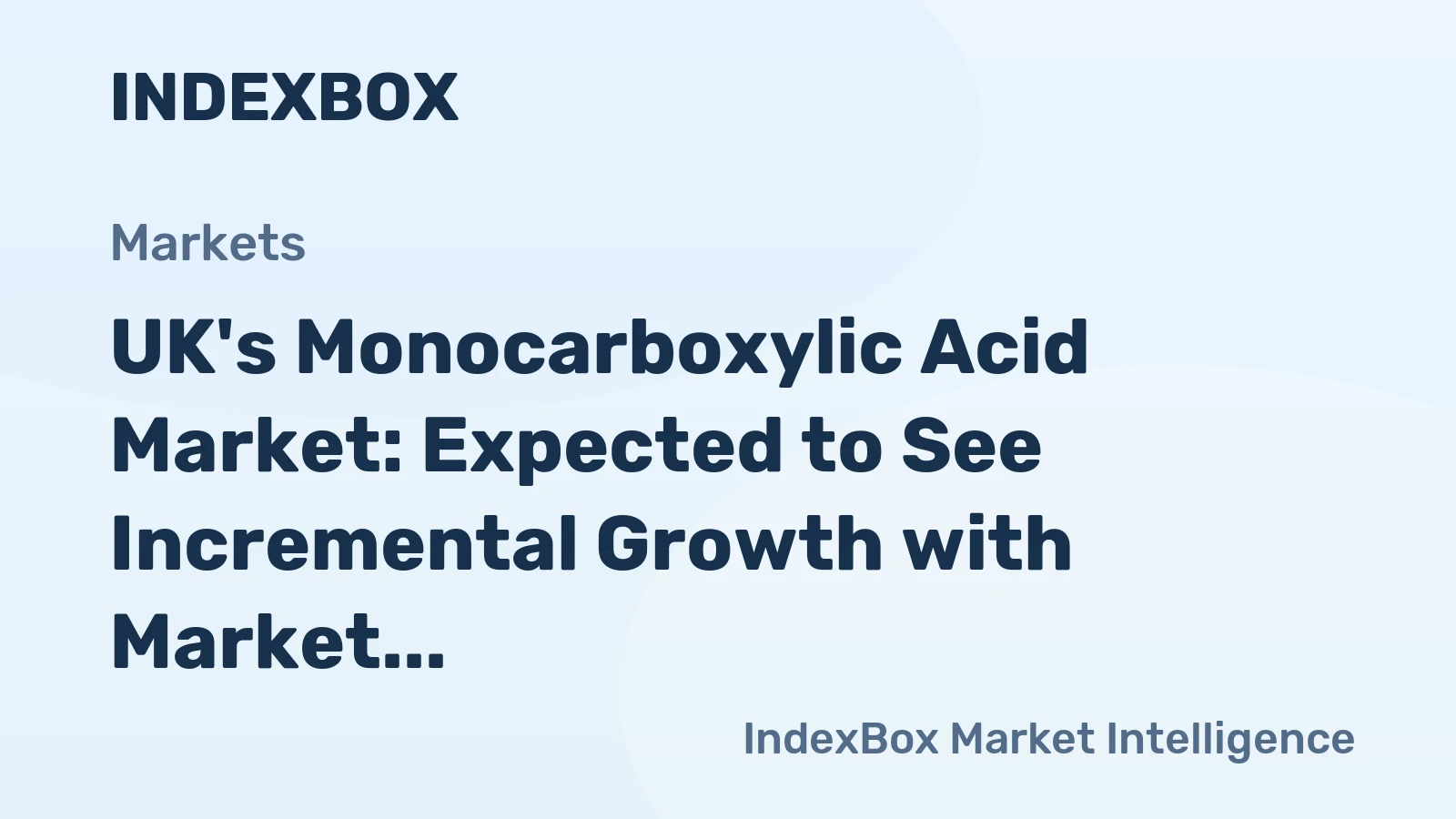 UK's Monocarboxylic Acid Market: Expected to See Incremental Growth with Market Volume Reaching 23K Tons by 2035 and Market Value Reaching $58M