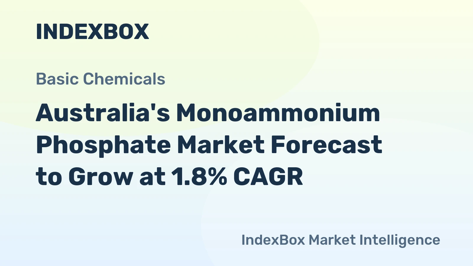 Australia's Monoammonium Phosphate Market Forecast to Grow at 1.8% CAGR