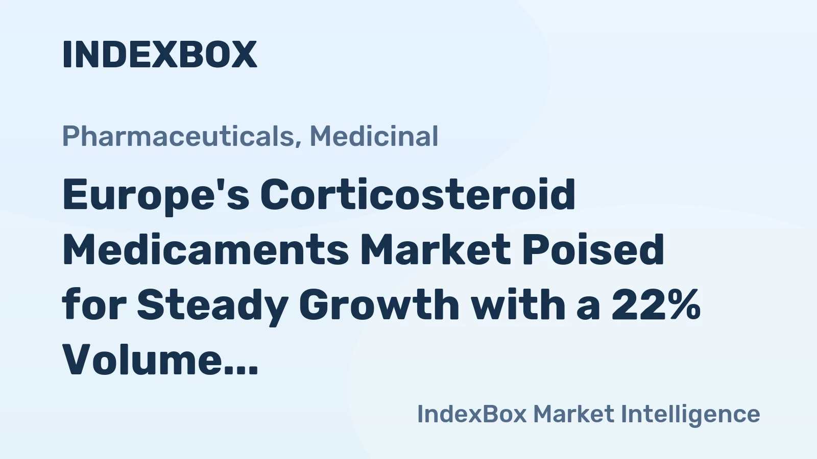 Europe's Corticosteroid Medicaments Market Poised for Steady Growth with a 22% Volume CAGR Through 2035