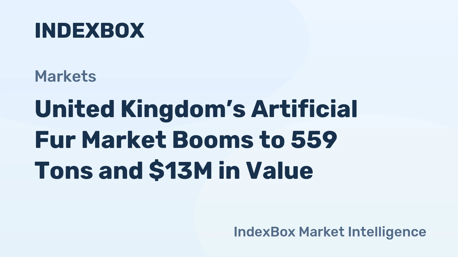 United Kingdom’s Artificial Fur Market Booms to 559 Tons and $13M in Value