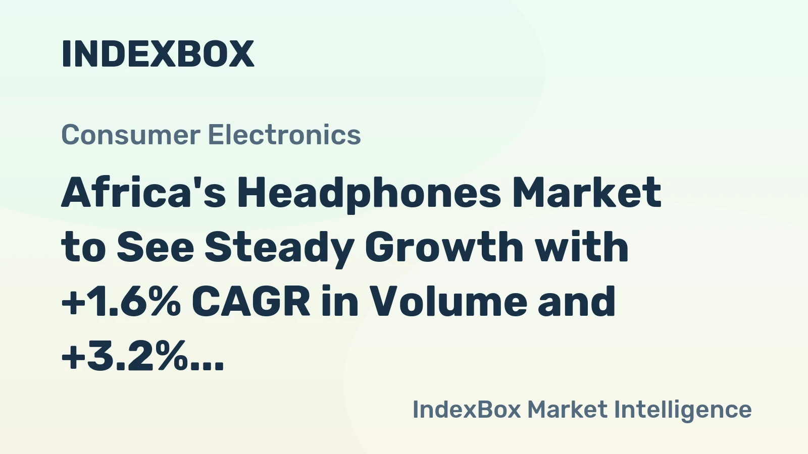 Africa's Headphones Market to See Steady Growth with +1.6% CAGR in Volume and +3.2% CAGR in Value from 2024 to 2035