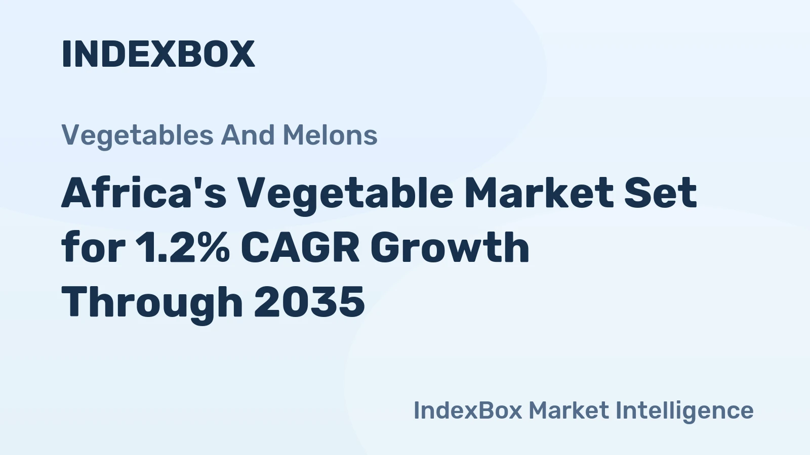 Africa's Vegetable Market Set for 1.2% CAGR Growth Through 2035