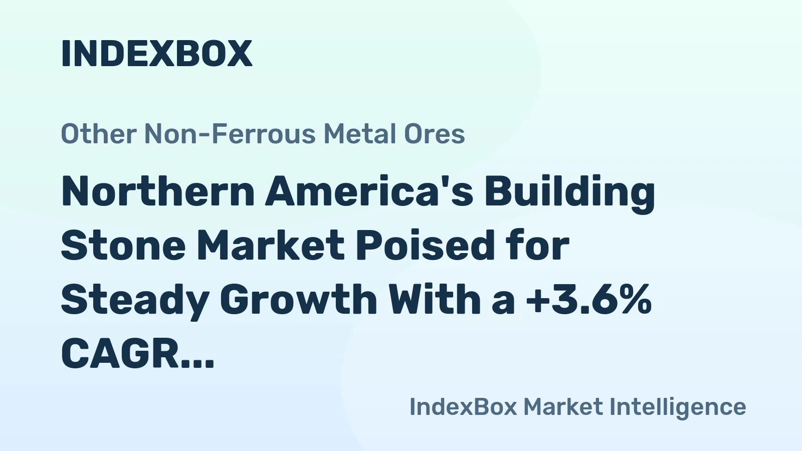 Northern America's Building Stone Market Poised for Steady Growth With a +3.6% CAGR in Value Through 2035