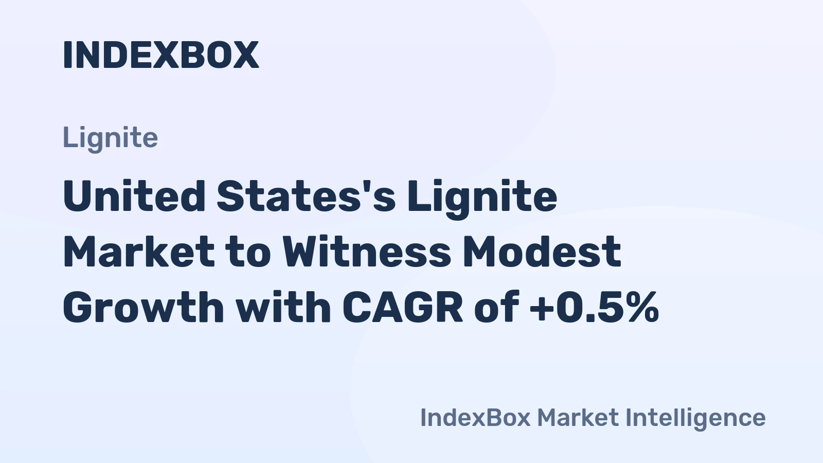 United States's Lignite Market to Witness Modest Growth with CAGR of +0.5%