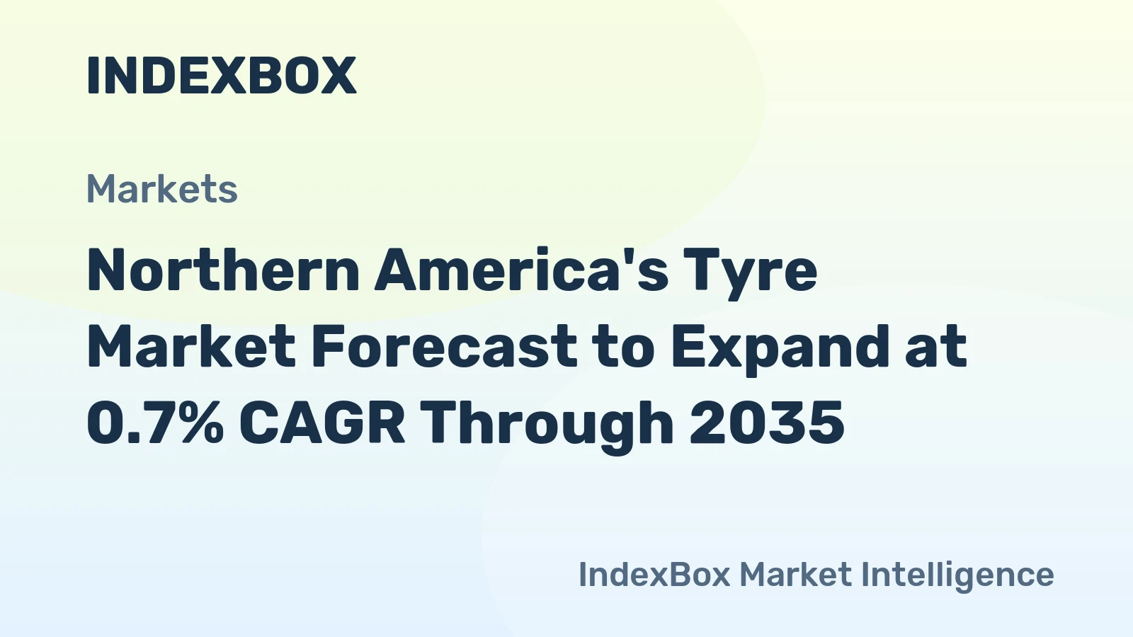 Northern America's Tyre Market Forecast to Expand at 0.7% CAGR Through 2035