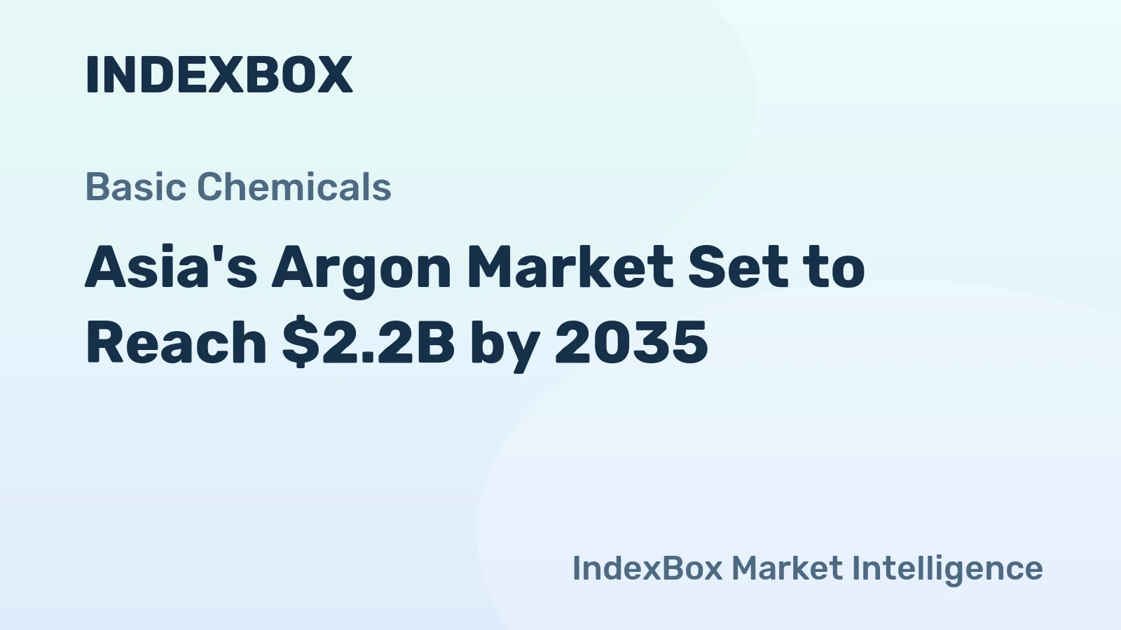 Asia's Argon Market Set to Reach $2.2B by 2035