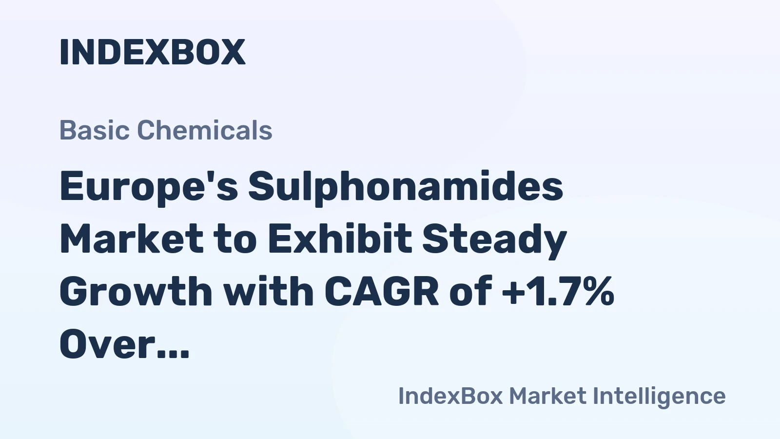 Europe's Sulphonamides Market to Exhibit Steady Growth with CAGR of +1.7% Over 2024-2035