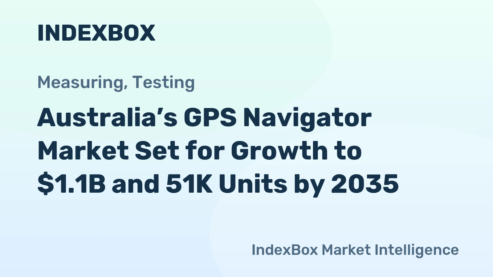 Australia’s GPS Navigator Market Set for Growth to $1.1B and 51K Units by 2035