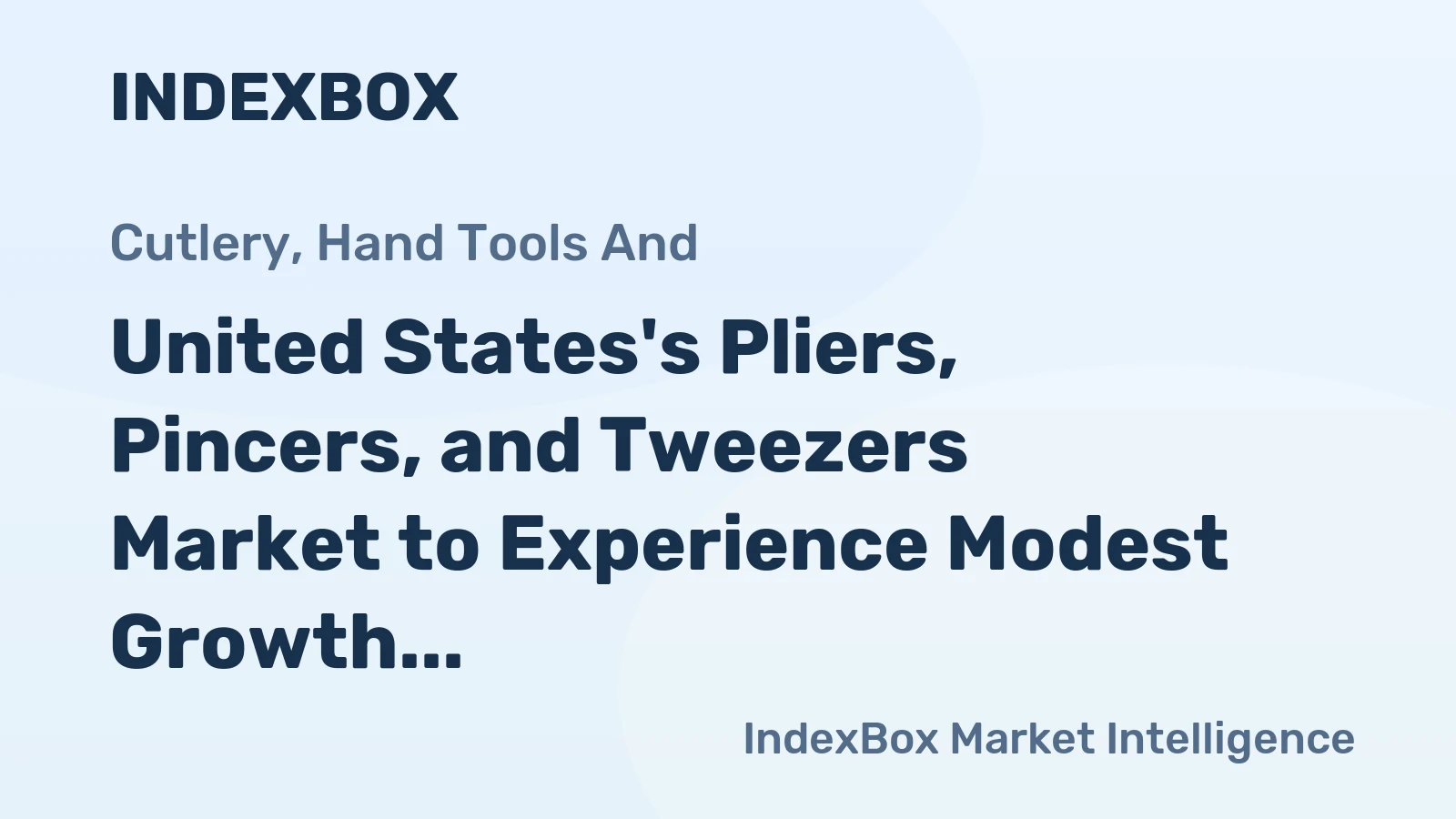 United States's Pliers, Pincers, and Tweezers Market to Experience Modest Growth with a +0.5% CAGR from 2024 to 2035