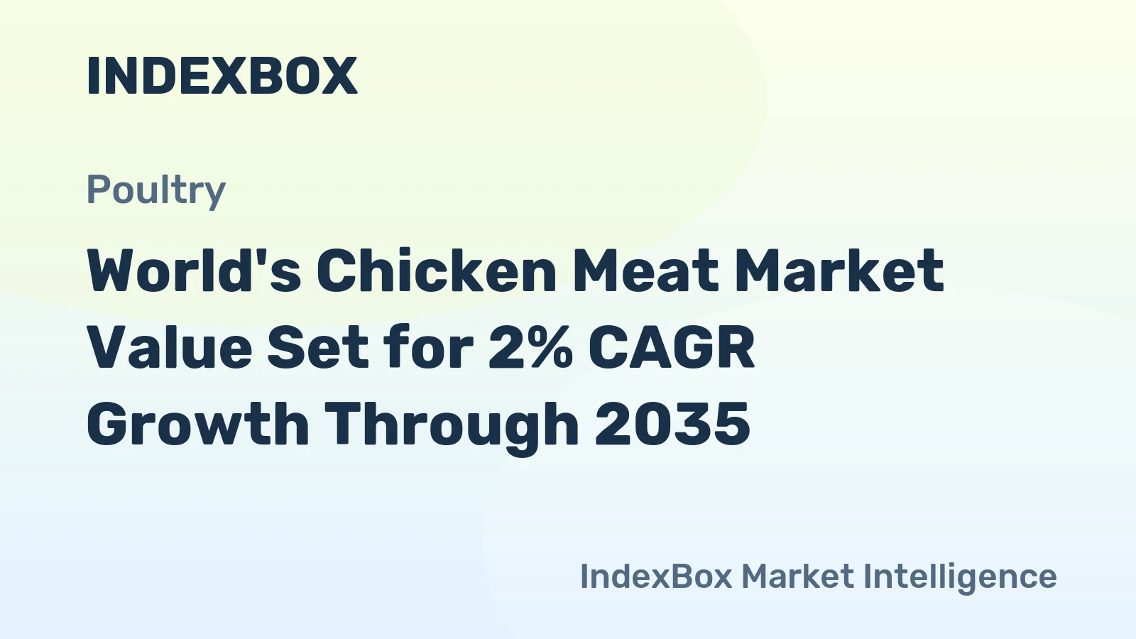World's Chicken Meat Market Value Set for 2% CAGR Growth Through 2035
