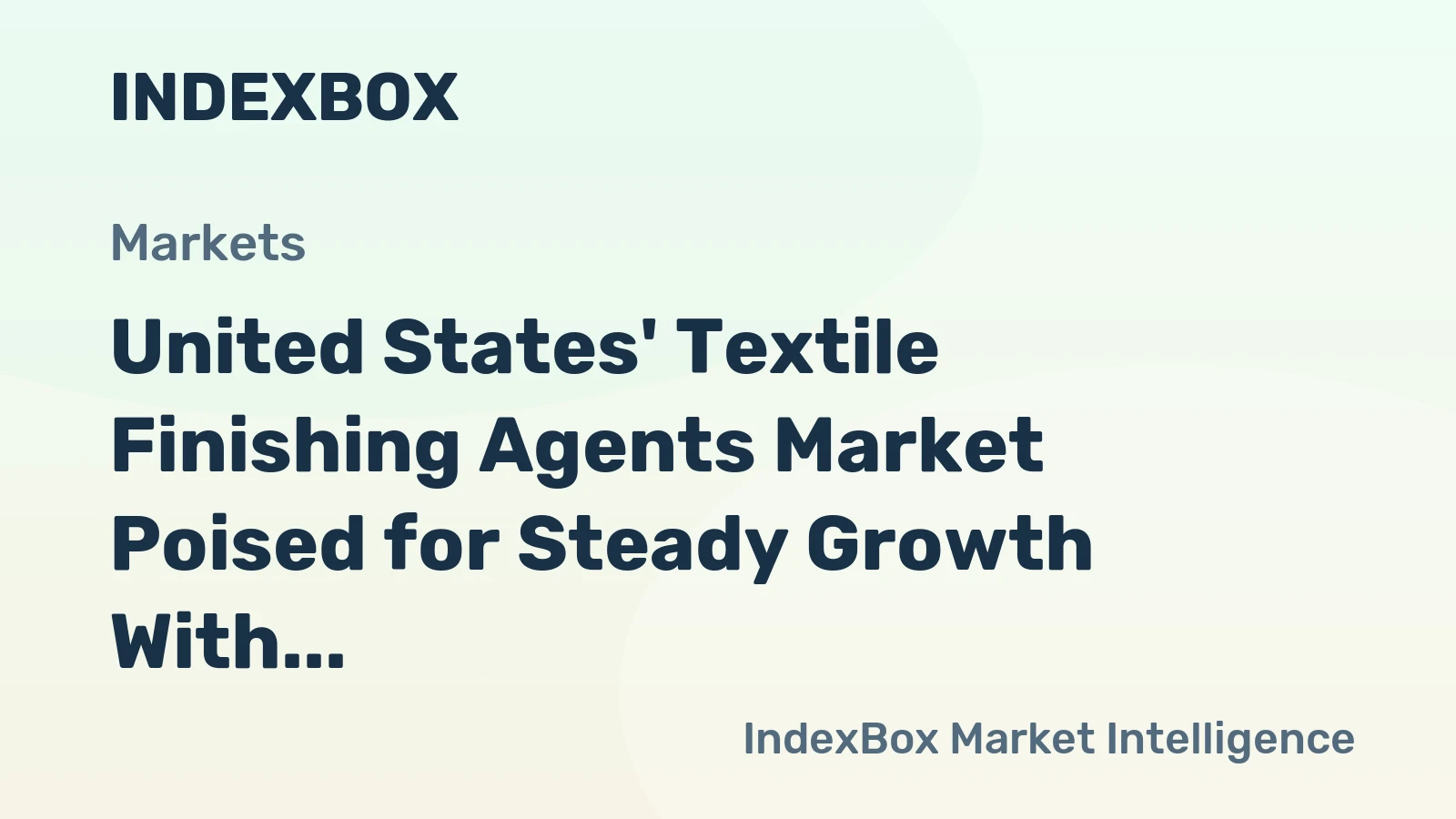 United States' Textile Finishing Agents Market Poised for Steady Growth With a 2.2% CAGR in Value Through 2035