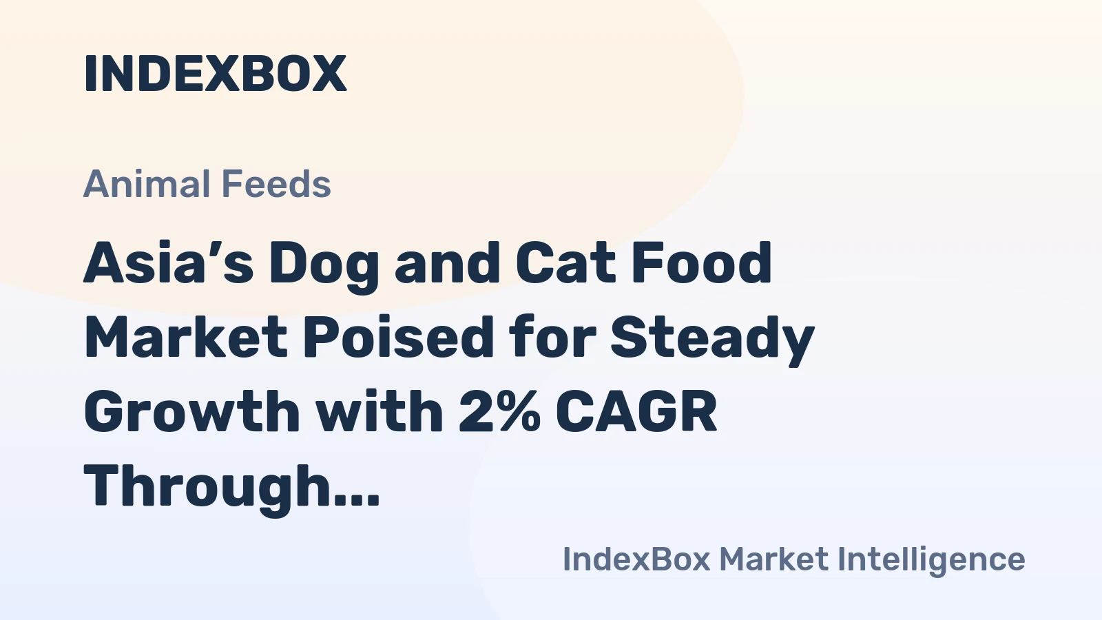 Asia’s Dog and Cat Food Market Poised for Steady Growth with 2% CAGR Through 2035