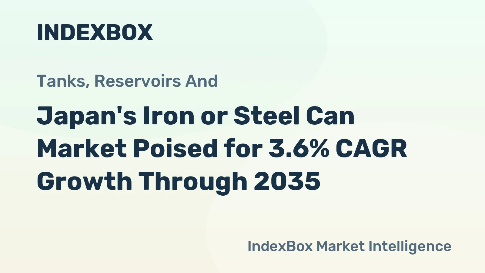 Japan's Iron or Steel Can Market Poised for 3.6% CAGR Growth Through 2035