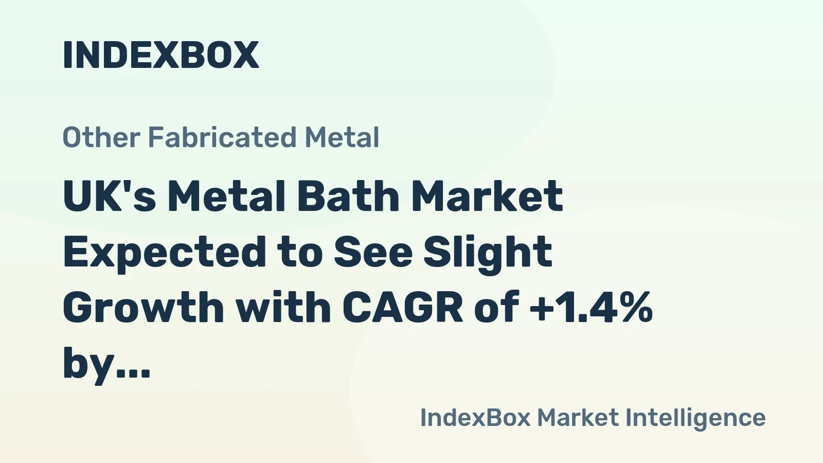UK's Metal Bath Market Expected to See Slight Growth with CAGR of +1.4% by 2035