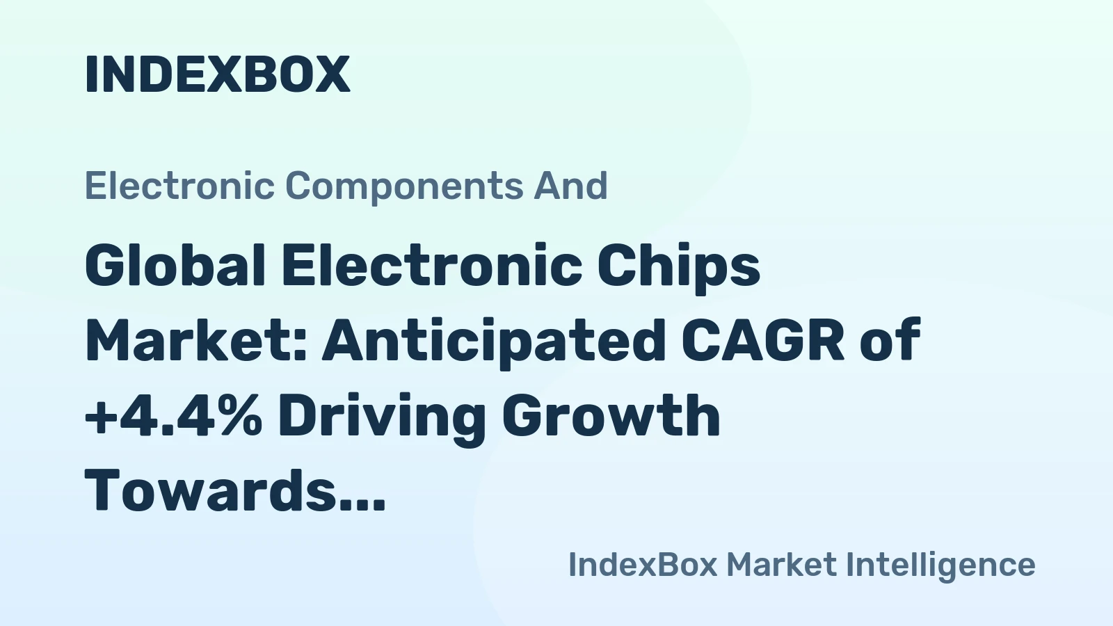 Global Electronic Chips Market: Anticipated CAGR of +4.4% Driving Growth Towards $763.6B by 2035