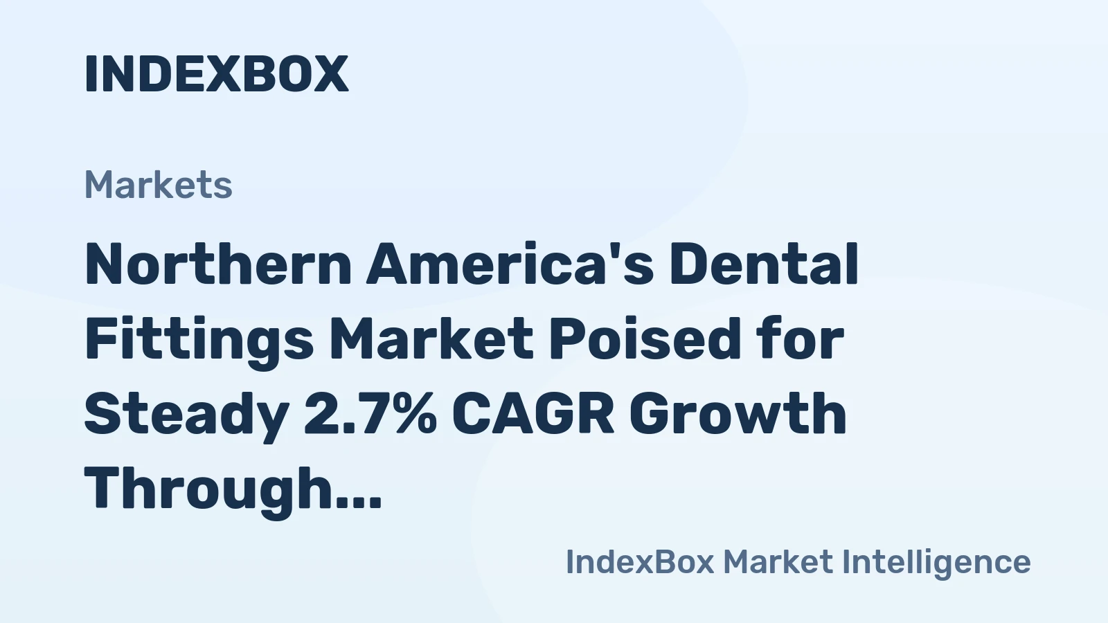 Northern America's Dental Fittings Market Poised for Steady 2.7% CAGR Growth Through 2035