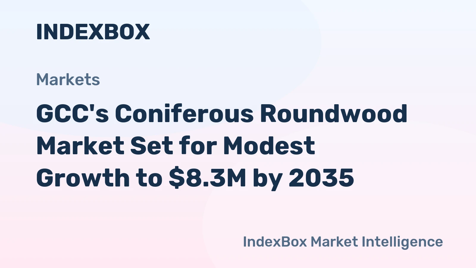 GCC's Coniferous Roundwood Market Set for Modest Growth to $8.3M by 2035