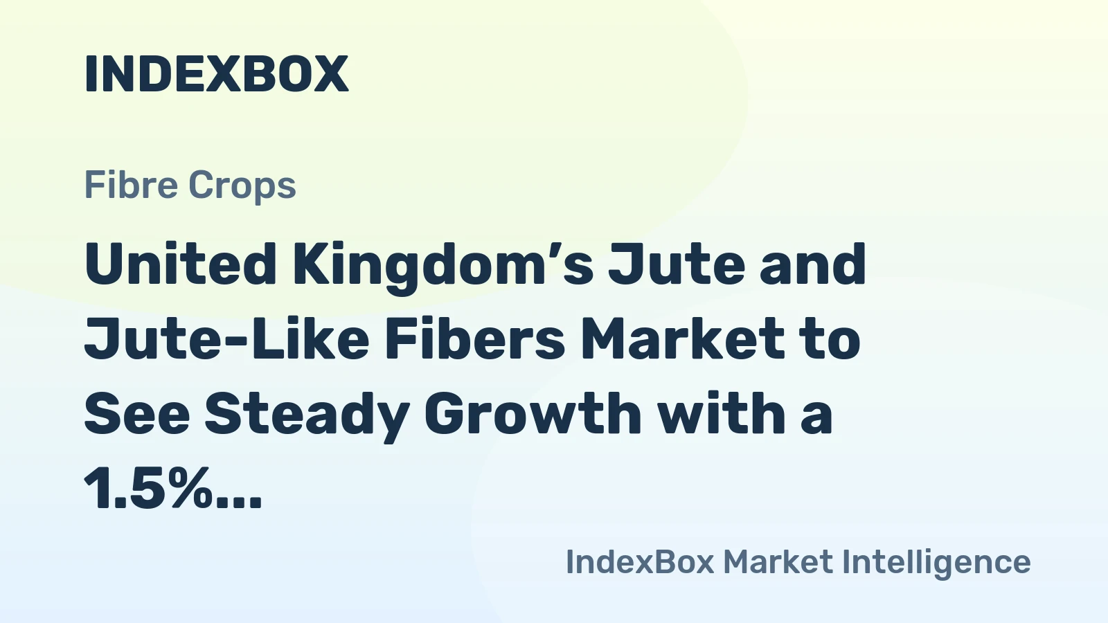United Kingdom’s Jute and Jute-Like Fibers Market to See Steady Growth with a 1.5% Volume CAGR Through 2035
