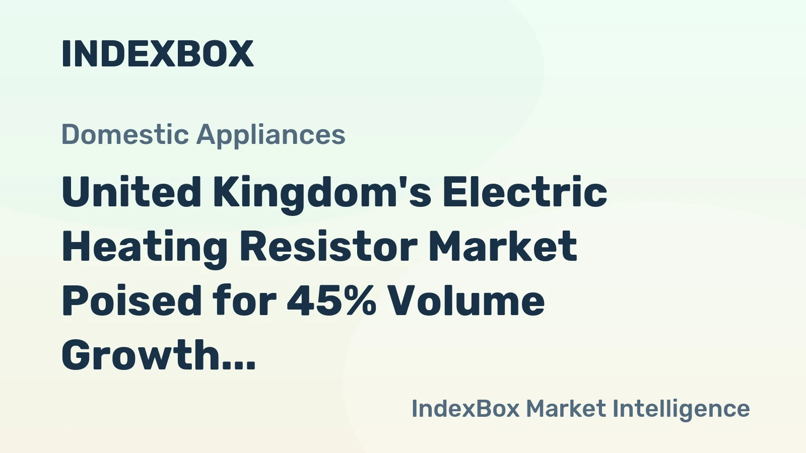 United Kingdom's Electric Heating Resistor Market Poised for 45% Volume Growth Through 2035