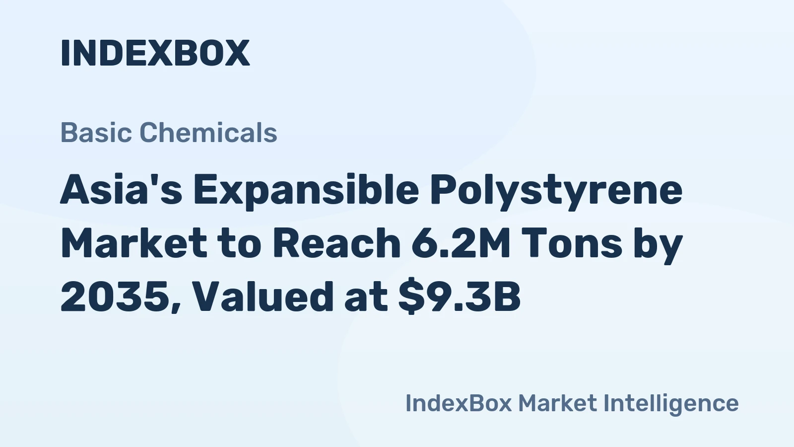 Asia's Expansible Polystyrene Market to Reach 6.2M Tons by 2035, Valued at $9.3B