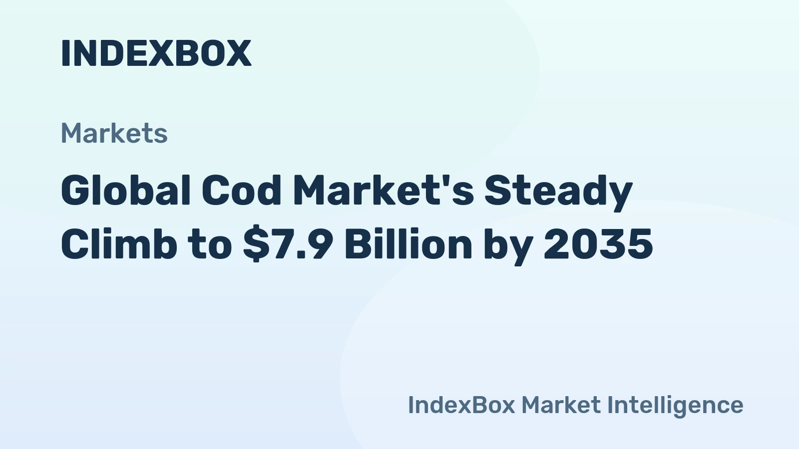 Global Cod Market's Steady Climb to $7.9 Billion by 2035