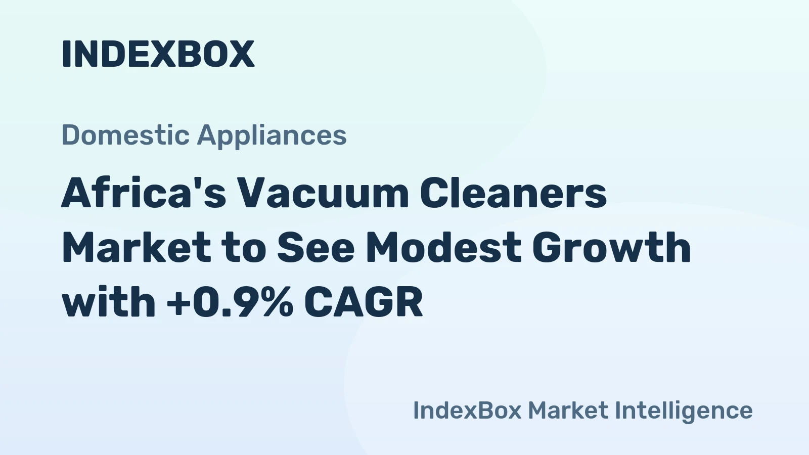 Africa's Vacuum Cleaners Market to See Modest Growth with +0.9% CAGR
