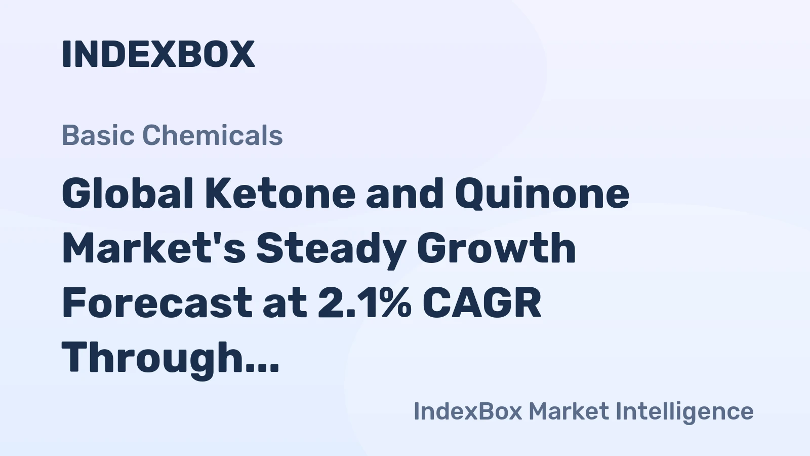 Global Ketone and Quinone Market's Steady Growth Forecast at 2.1% CAGR Through 2035