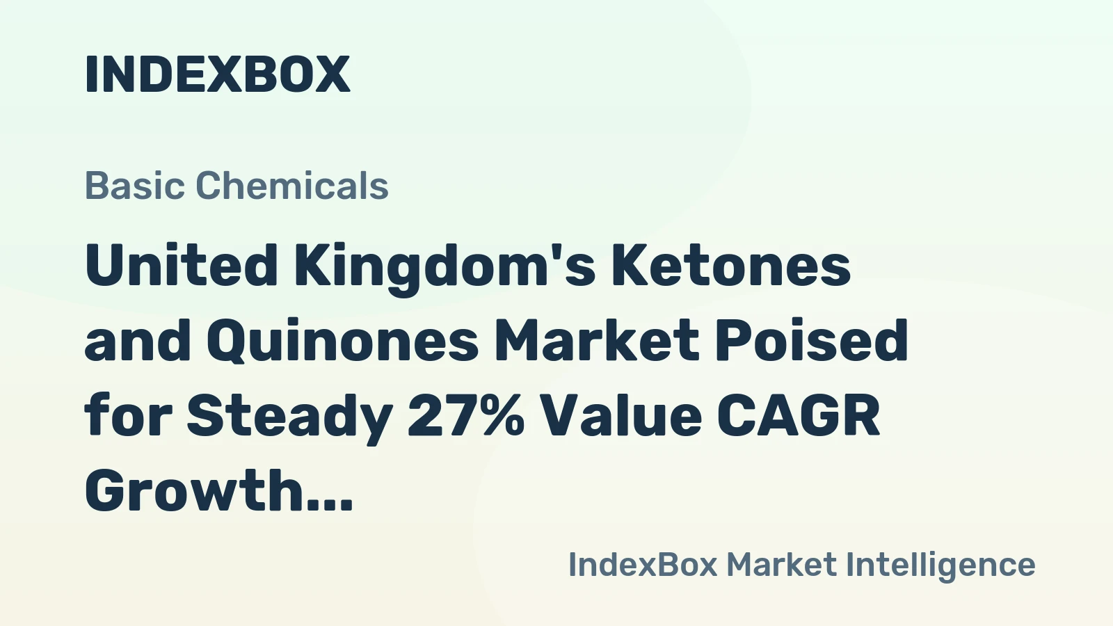 United Kingdom's Ketones and Quinones Market Poised for Steady 27% Value CAGR Growth Through 2035