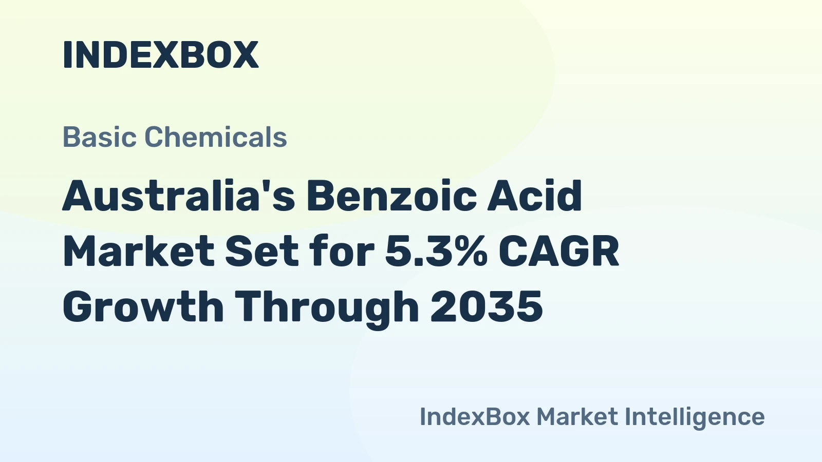 Australia's Benzoic Acid Market Set for 5.3% CAGR Growth Through 2035