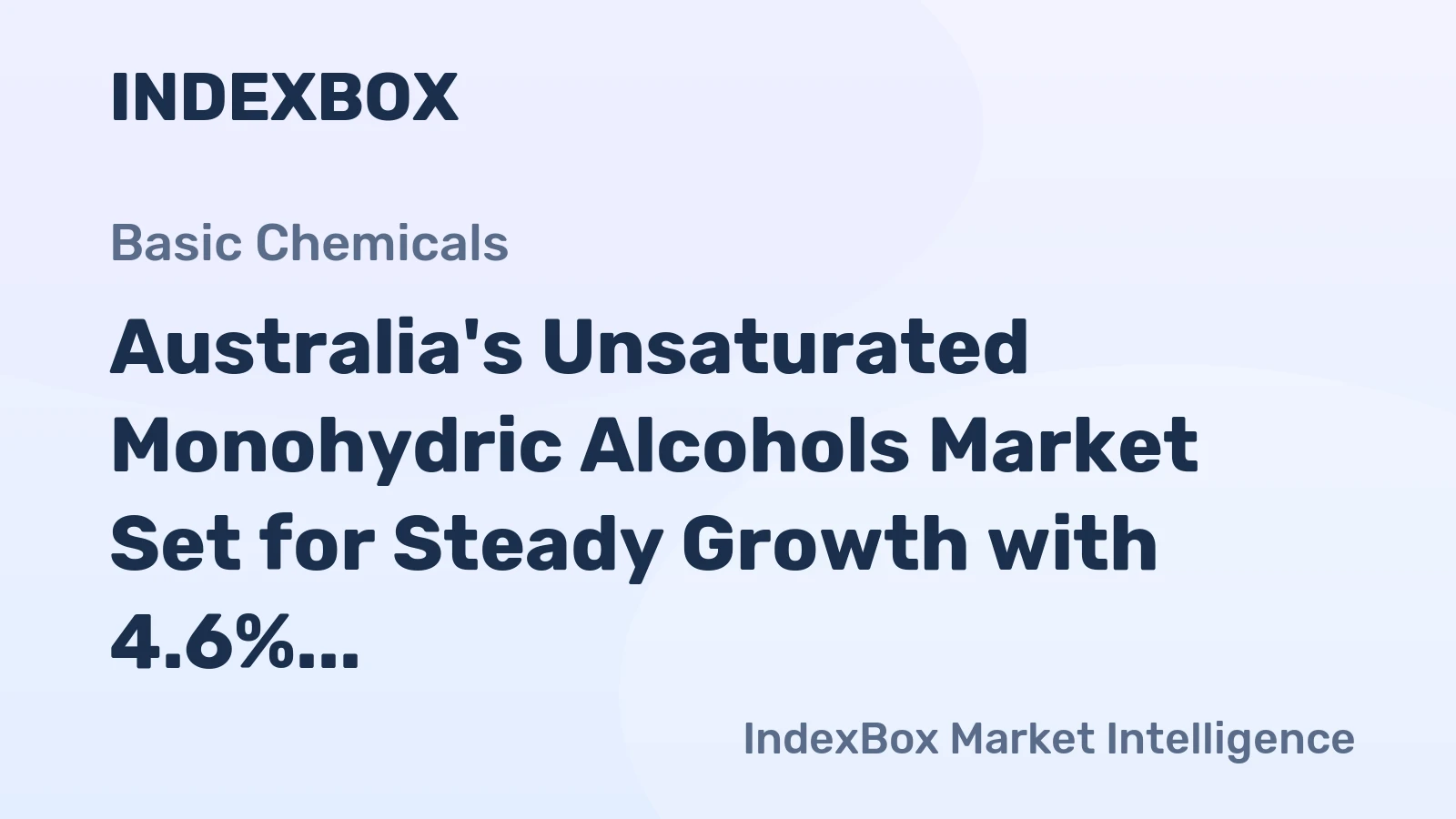Australia's Unsaturated Monohydric Alcohols Market Set for Steady Growth with 4.6% CAGR in Value Through 2035
