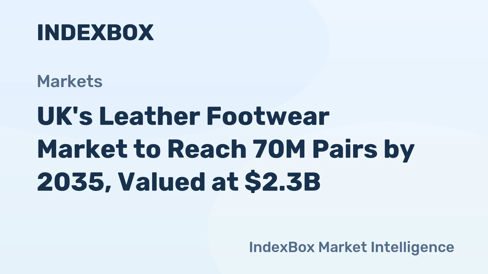 UK's Leather Footwear Market to Reach 70M Pairs by 2035, Valued at $2.3B