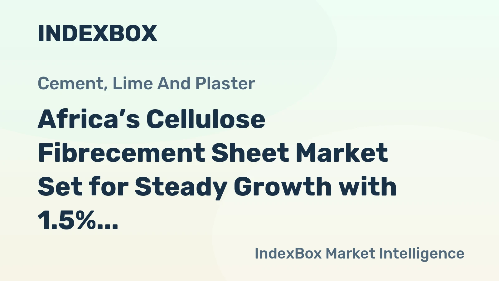 Africa’s Cellulose Fibrecement Sheet Market Set for Steady Growth with 1.5% CAGR Through 2035