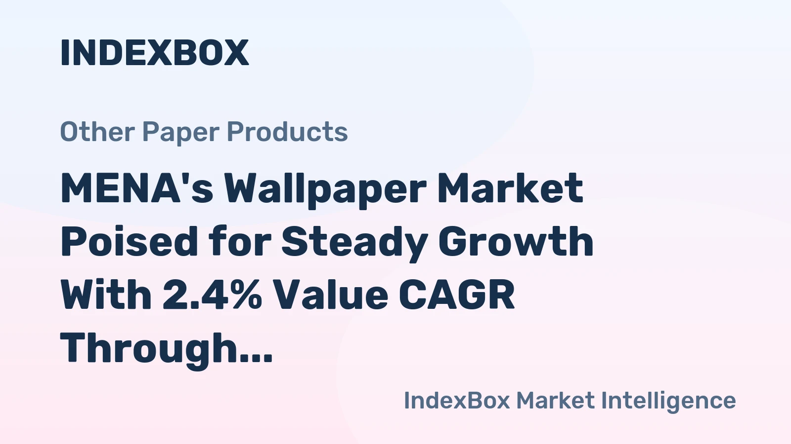 MENA's Wallpaper Market Poised for Steady Growth With 2.4% Value CAGR Through 2035