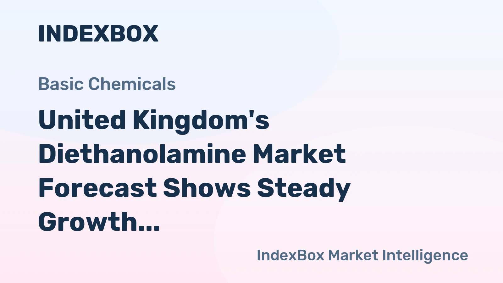 United Kingdom's Diethanolamine Market Forecast Shows Steady Growth with 2.8% CAGR in Value Terms