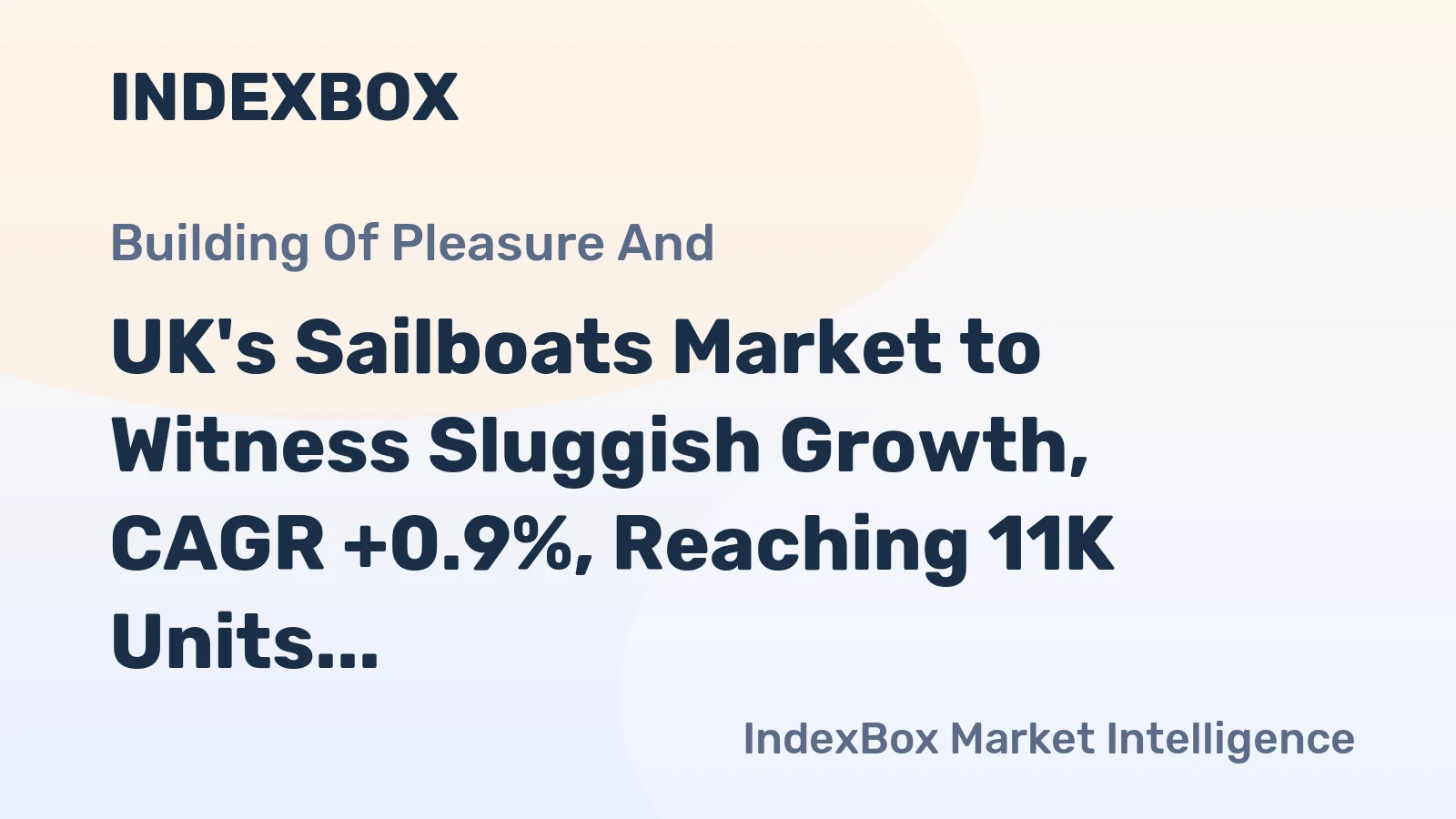 UK's Sailboats Market to Witness Sluggish Growth, CAGR +0.9%, Reaching 11K Units by 2035