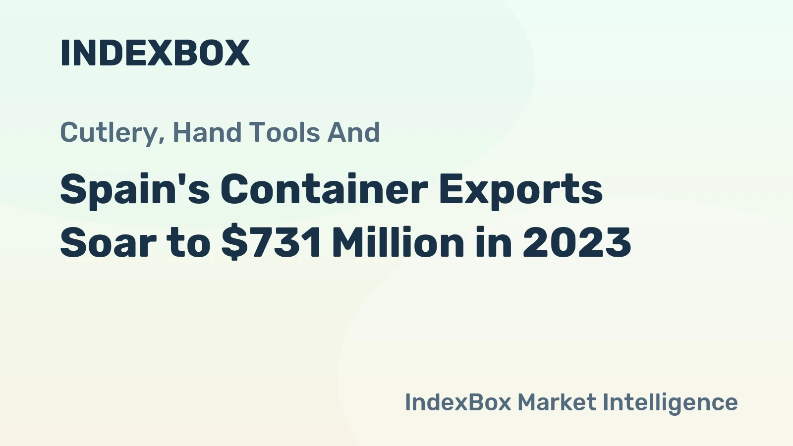 Spain's Container Exports Soar to $731 Million in 2023