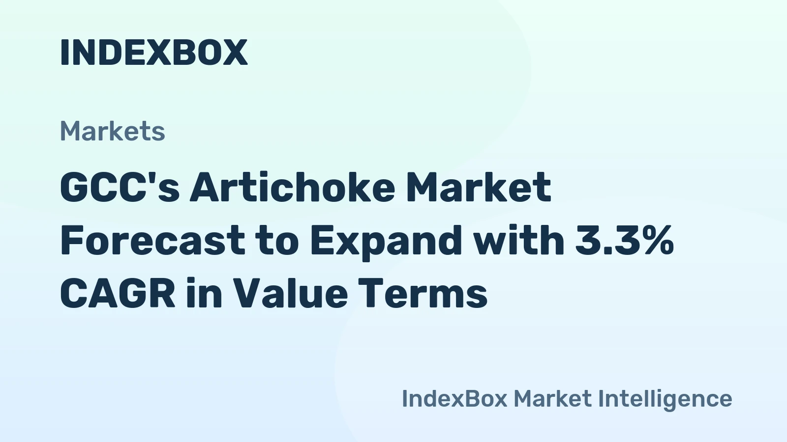 GCC's Artichoke Market Forecast to Expand with 3.3% CAGR in Value Terms