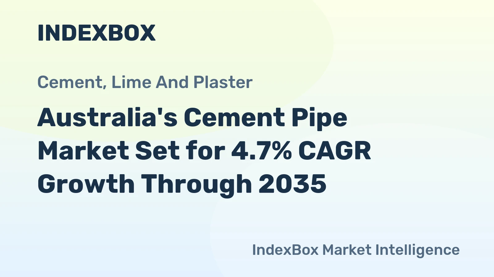 Australia's Cement Pipe Market Set for 4.7% CAGR Growth Through 2035