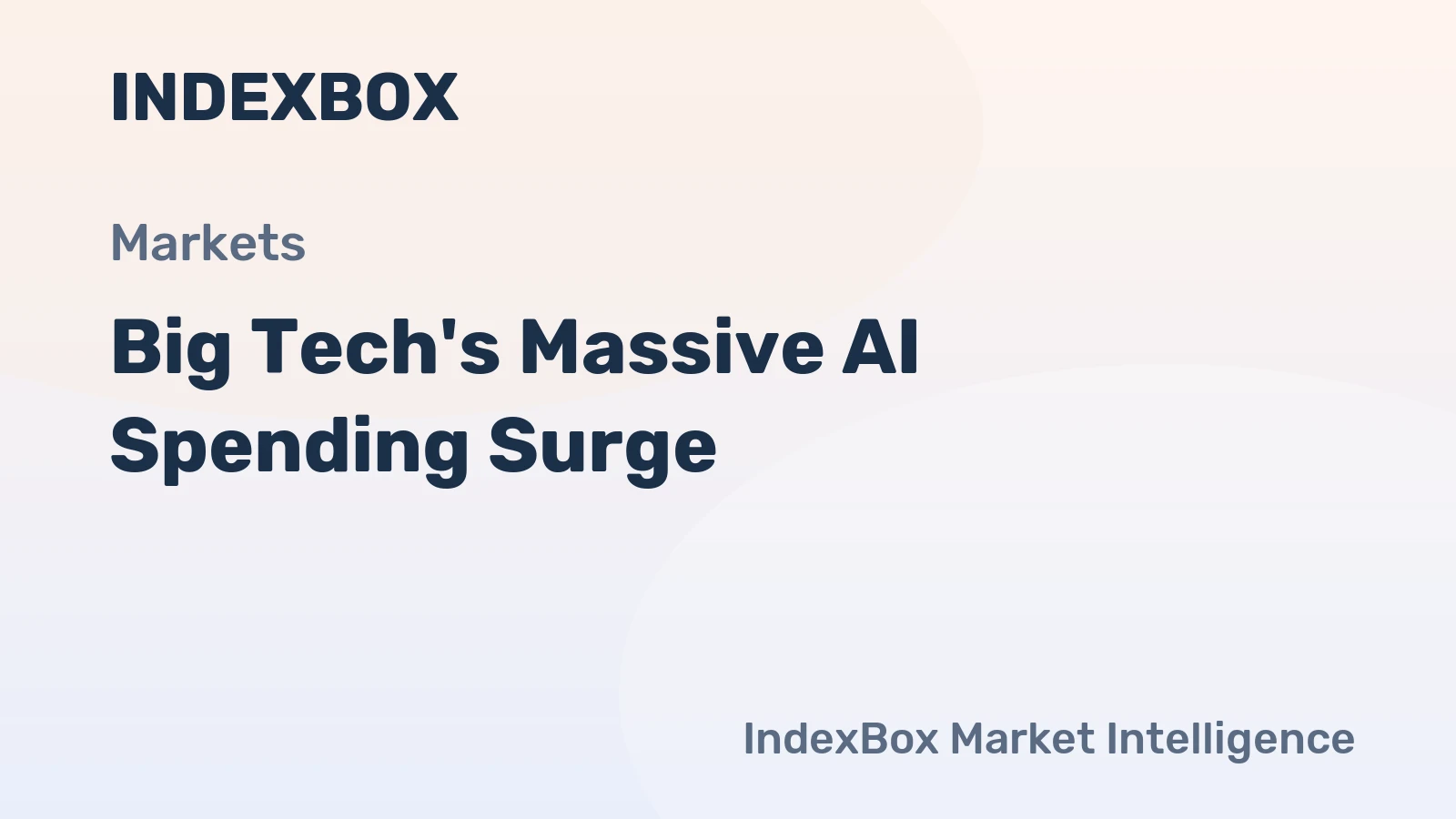 Big Tech's Massive AI Spending Surge