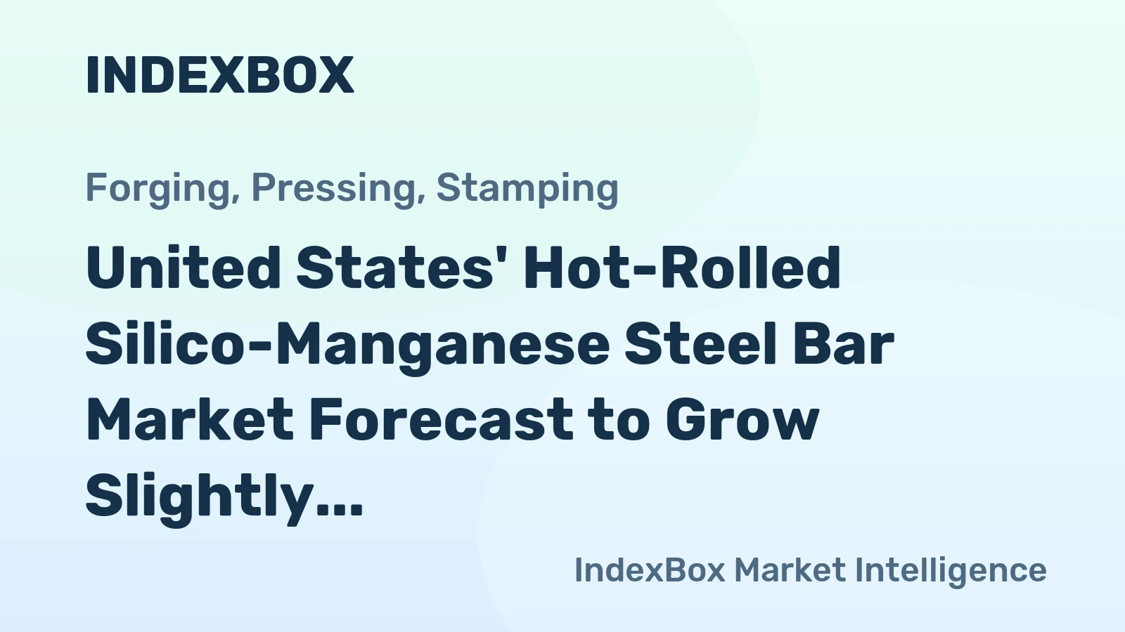 United States' Hot-Rolled Silico-Manganese Steel Bar Market Forecast to Grow Slightly to 899 Tons and $1.5M by 2035