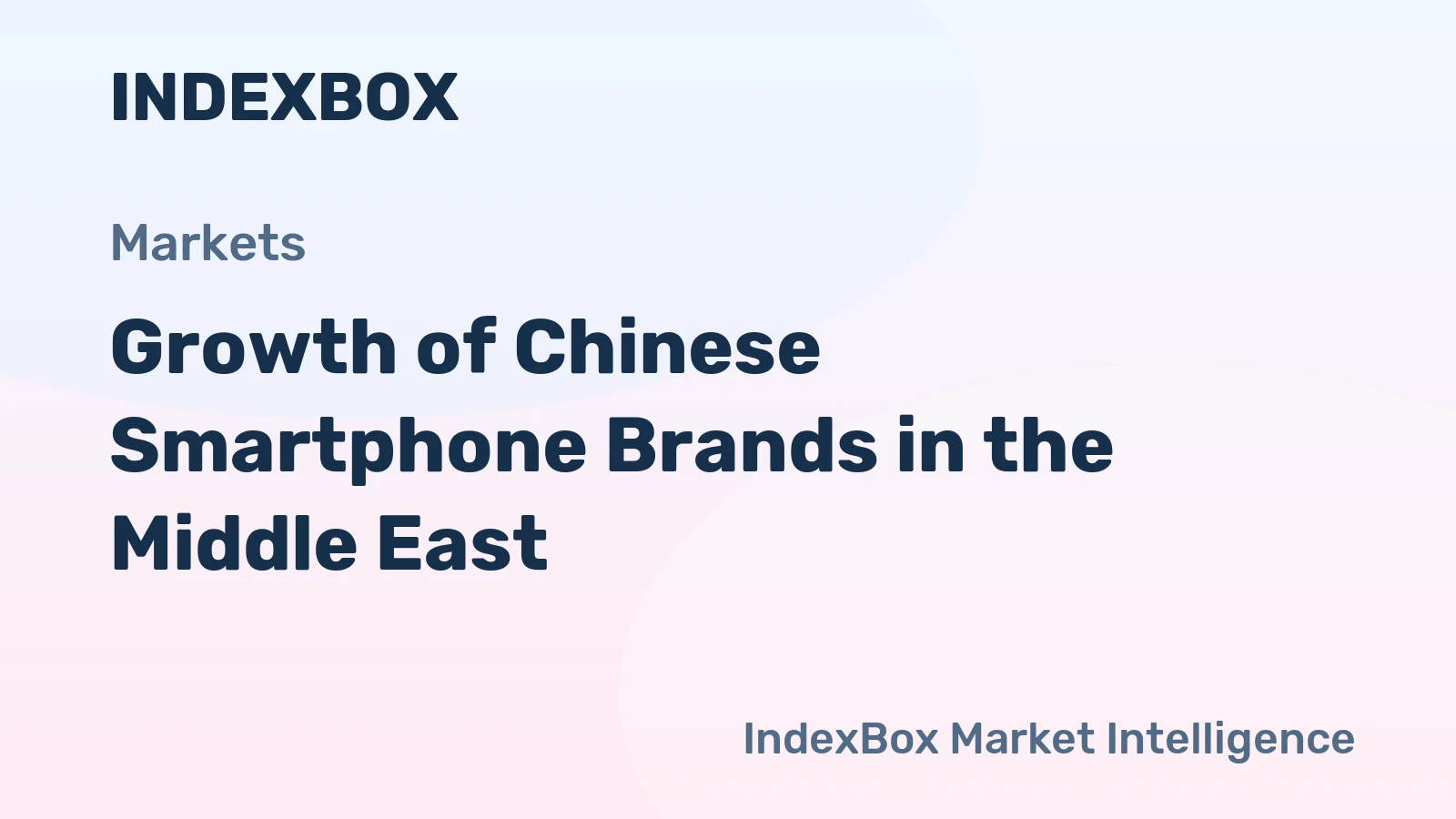 Growth of Chinese Smartphone Brands in the Middle East