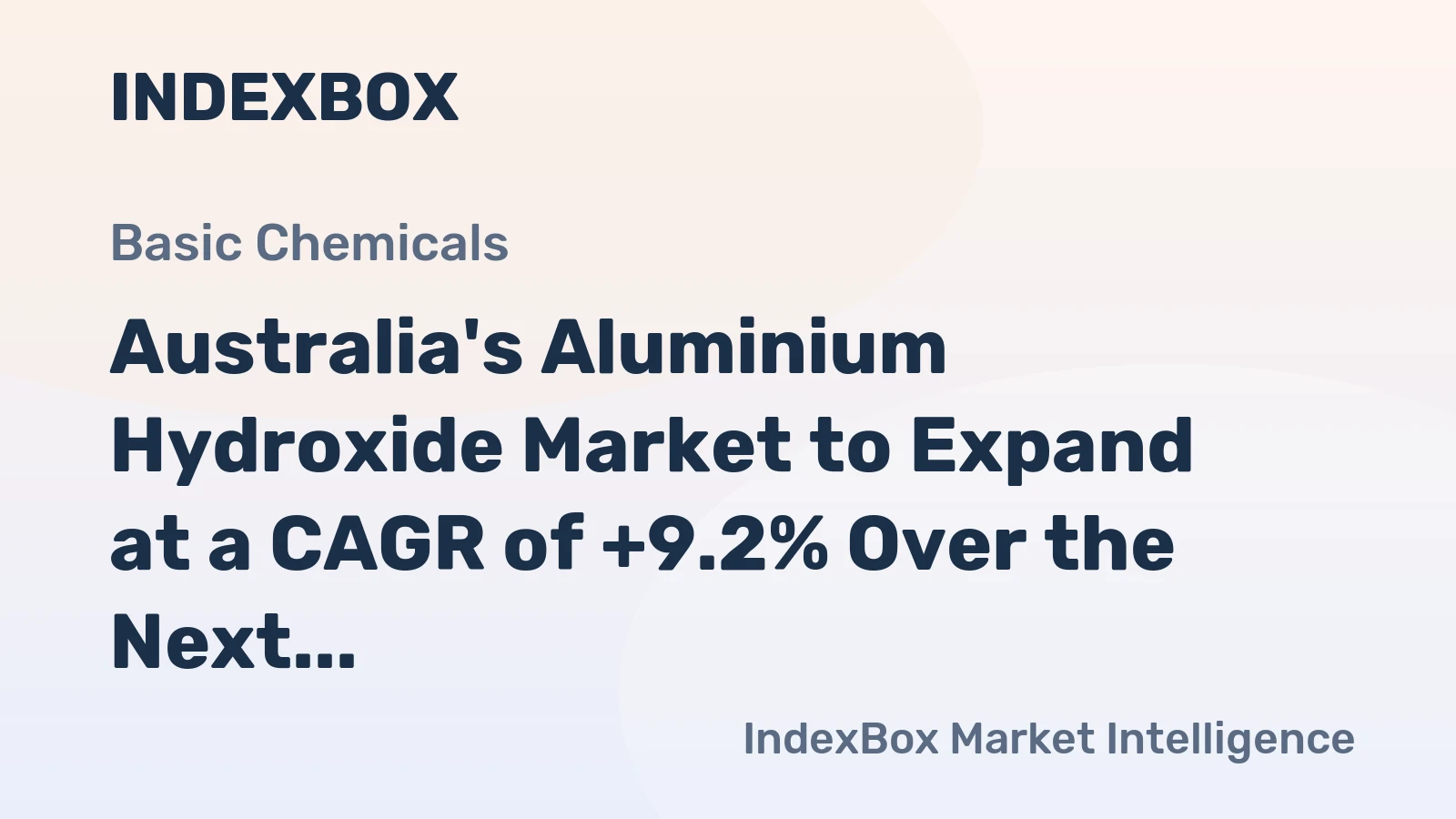 Australia's Aluminium Hydroxide Market to Expand at a CAGR of +9.2% Over the Next Decade