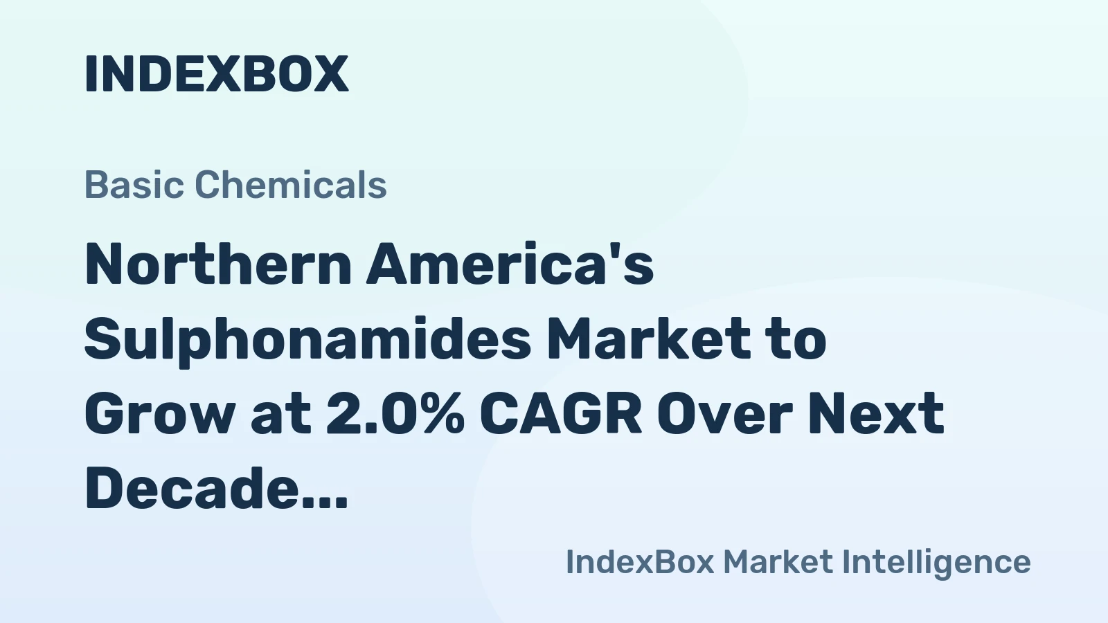 Northern America's Sulphonamides Market to Grow at 2.0% CAGR Over Next Decade