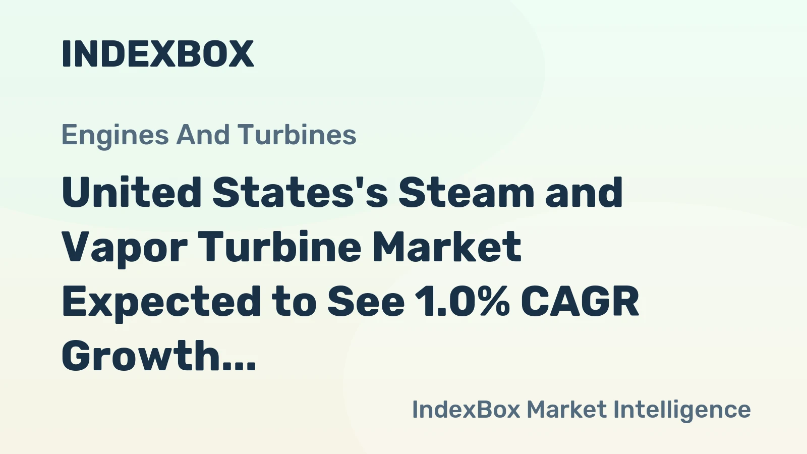 United States's Steam and Vapor Turbine Market Expected to See 1.0% CAGR Growth Through 2035