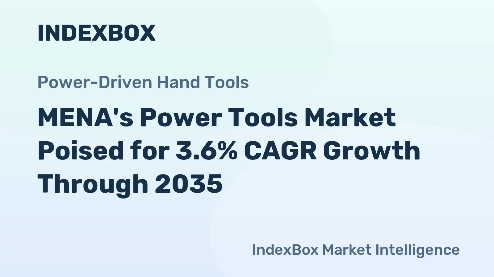 MENA's Power Tools Market Poised for 3.6% CAGR Growth Through 2035