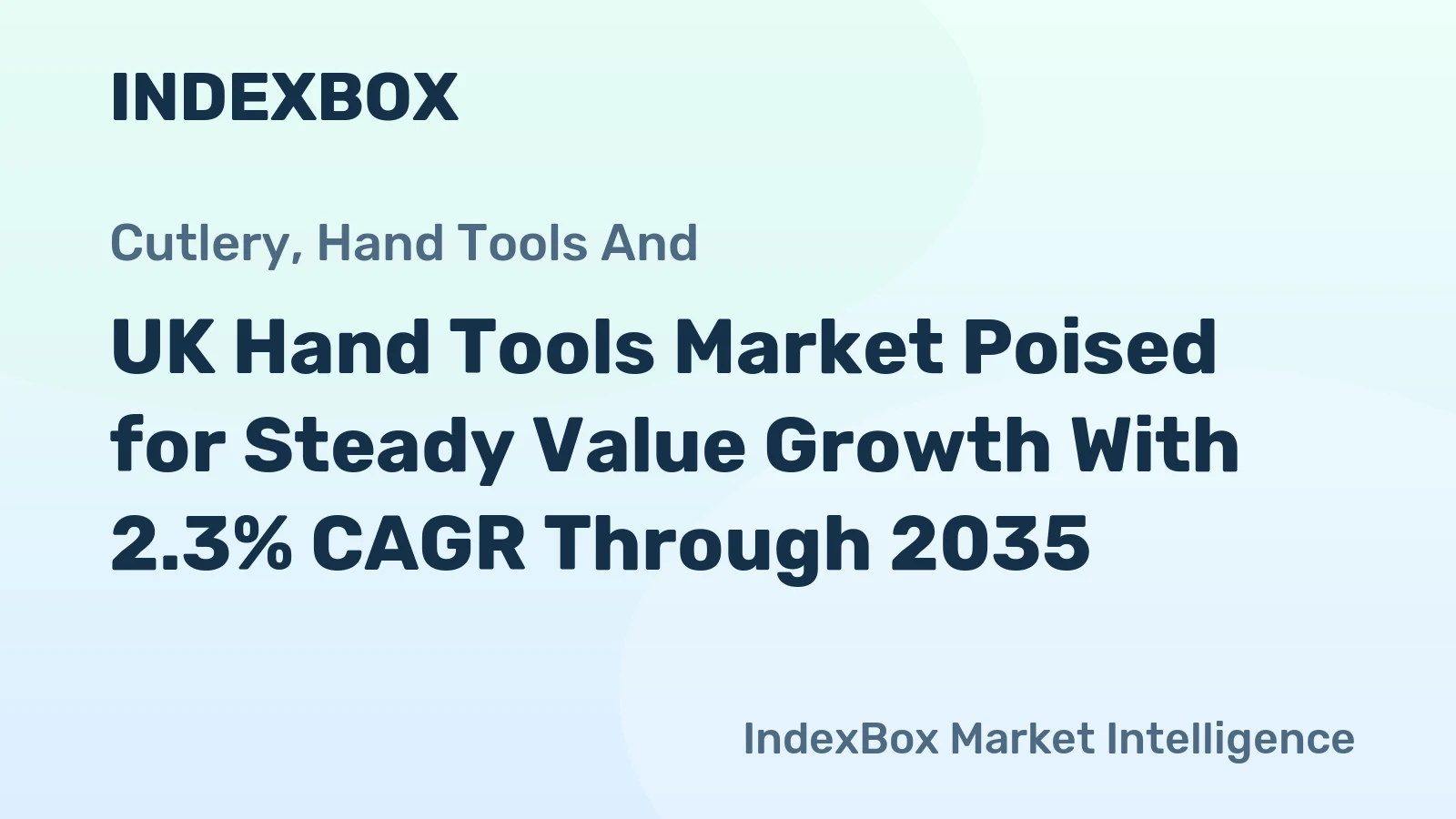 UK Hand Tools Market Poised for Steady Value Growth With 2.3% CAGR Through 2035