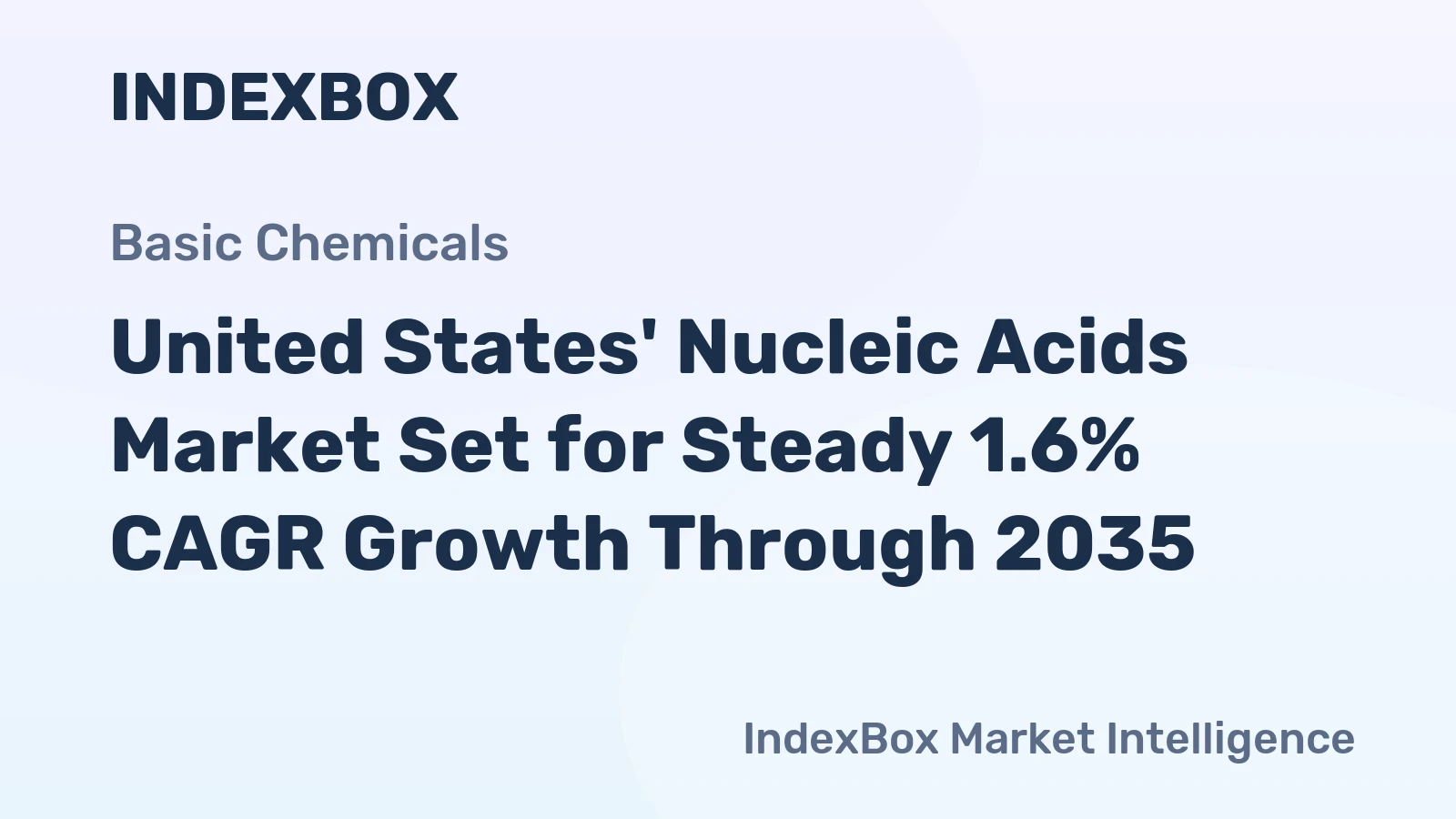 United States' Nucleic Acids Market Set for Steady 1.6% CAGR Growth Through 2035